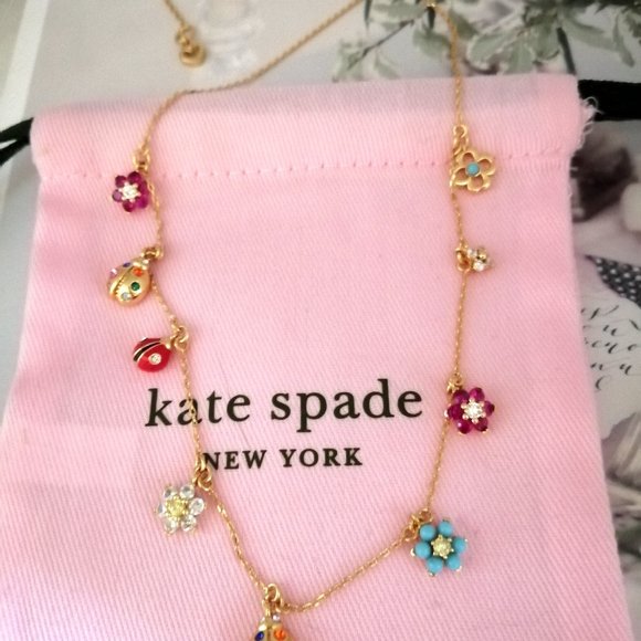kate spade | Jewelry | Kate Spade Nature Walk Ladybug Charm Necklace ...